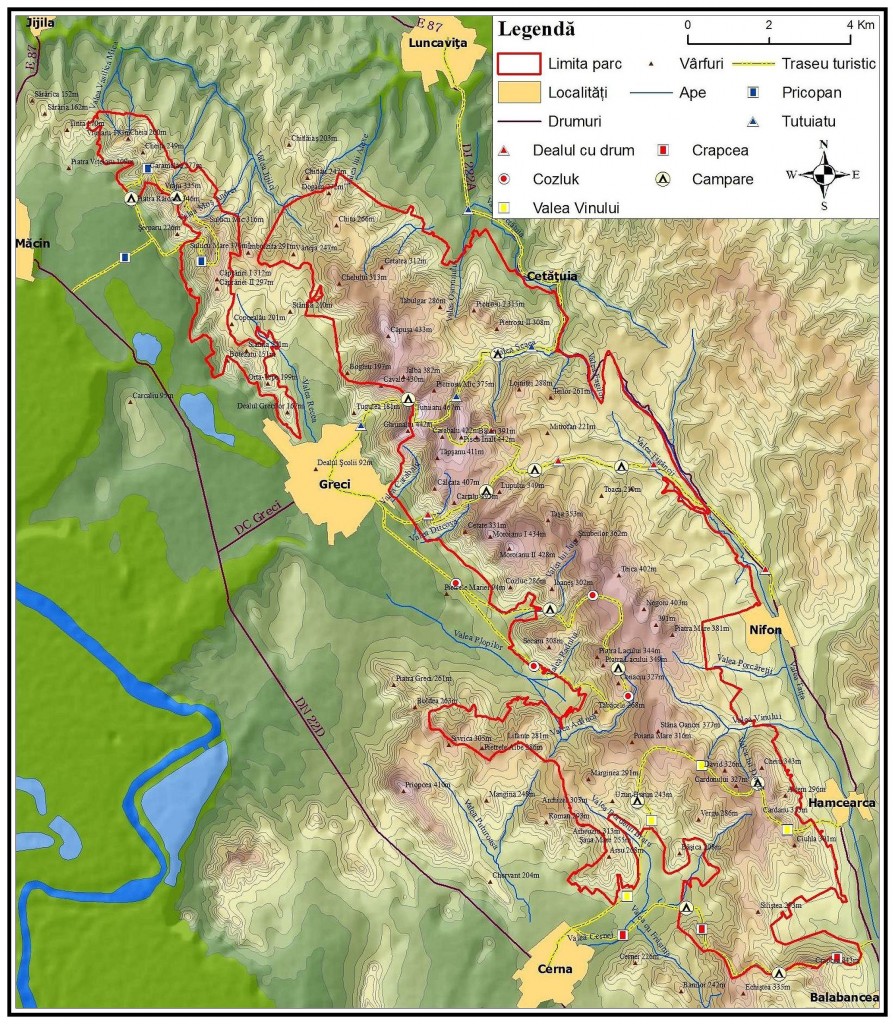 Tourisme Macin Parcul National Muntii Macinului - Tourisme Macin